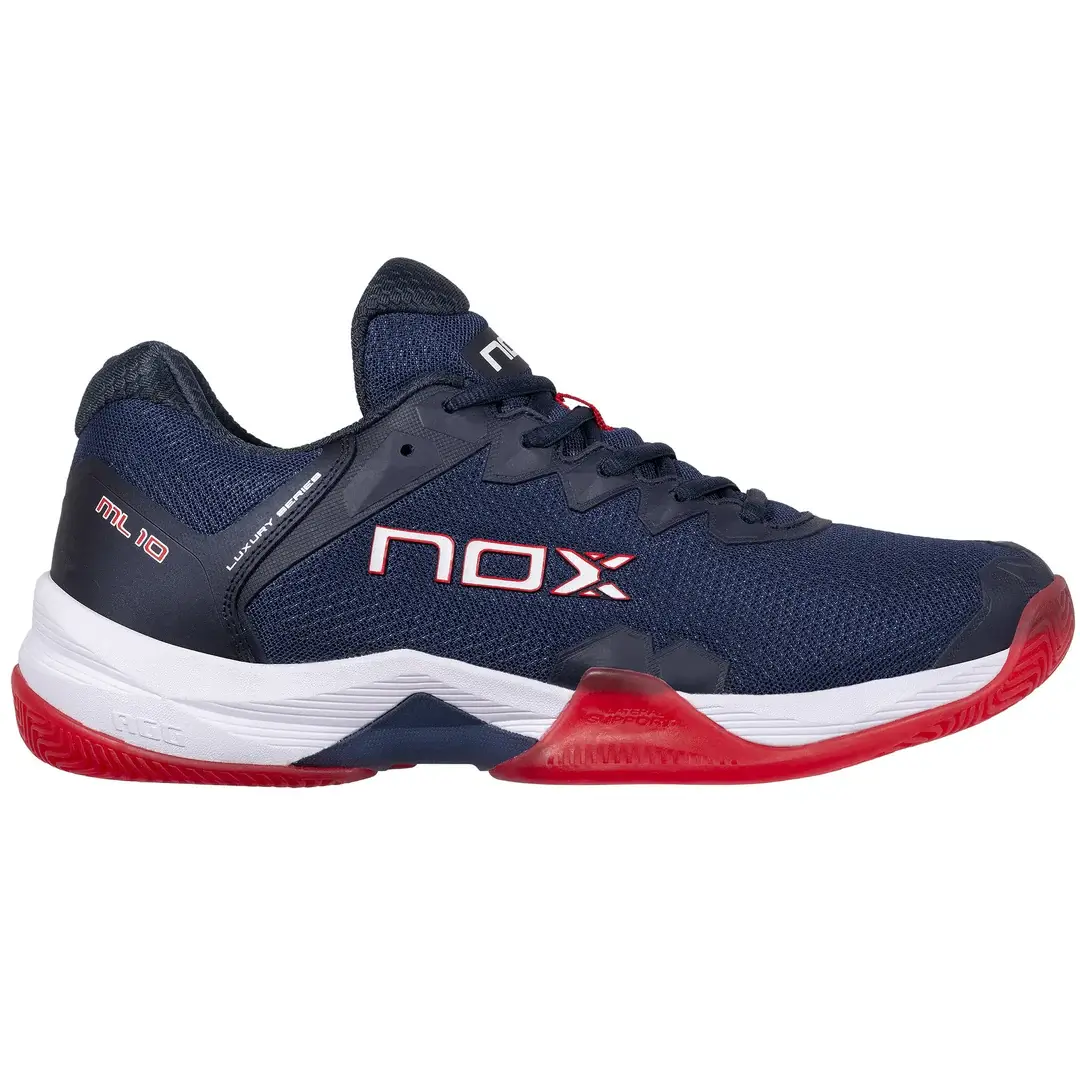 Calzado NOX ML10 Hexa Blue/Fiery Red - NOX Pádel RD